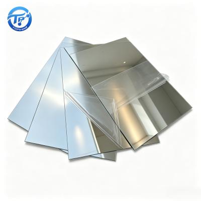 China Hardened Scratch‑Resistant PC Mirror Sheet Anti‑Scratch Shatterproof Plastic Mirror Panel For Cabinet Bathroom Interior Decoration for sale