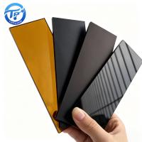 China Smoke Amber Tinted Acrylic Sheet Translucent Black Matte Gloss PMMA Panel Laser Cut UV Print Colored Acrylic Board For Partition Wedding Sign Home Decor for sale