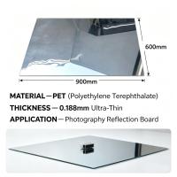 China Flexible PET Silver Mirror Sheet Shatterproof Photo Reflection Board Bendable Plastic Reflective Panel For Product Photography Studio Background & Commercial Display Decor for sale