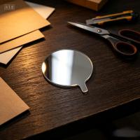 China Paddle Tabbed Acrylic Two Way Mirror Die‑Cut Half Mirror For STEM Educational Kit DIY Art Craft for sale