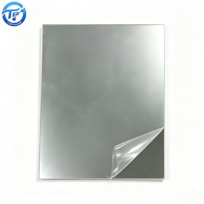 China Wholesale PC Self Adhesive Mirror Sheet Flexible Polycarbonate Back Glue Mirror Custom Die Cut for Decoration for sale