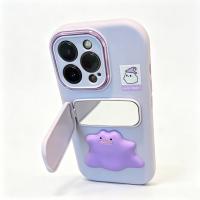 China Wholesale Acrylic Mirror Phone Case with Built in Mirror Stand Vanity Reflective Panel Shatterproof Lightweight for Makeup for sale