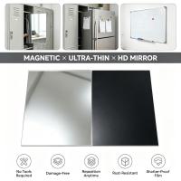 China 200×300×1.8mm Magnetic Backing Acrylic Mirror Sheet, Shatter‑Proof Rigid Plastic Magnetic Mirror Plate For DIY Decoration & Teaching Aids for sale