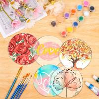 China Clear Acrylic Sheet Blank Round Acrylic Disc for DIY Coaster Guka Craft Handmade Decoration for sale