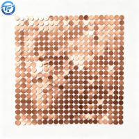 China Round PET Sequin Backdrop Wall Glitter Shimmer Wall for Party Event Wedding Photo Booth Decor for sale