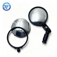 China 360 Degree Swivel 7.5cm Convex Bike Rearview Mirror Safety Handlebar Mount Mirror For Bicycle & E‑Bike for sale
