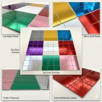 China Promotional Eco-friendly Colored Acrylic Mirror Wall Decor  Self-Adhesive Plastic Mirror Panels for sale