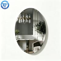 China Custom Oval Acrylic Mirror Sheet Shatterproof Clear Silver Acrylic Mirror for Wall Home Decor for sale