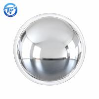 China PETG Dome Convex Mirror 85mm, Silver Reflective Lens for Children Toy Embedded Parts for sale