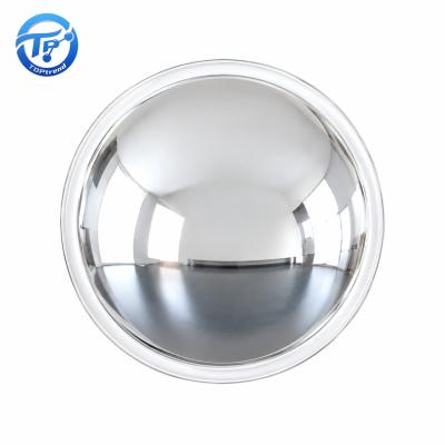 China PETG Dome Convex Mirror 85mm, Silver Reflective Lens for Children Toy Embedded Parts for sale