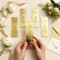 China Laser Engraving Amber Acrylic Bookmark Back-Painted Translucent Personalized Book Mark for Reading Gift for sale
