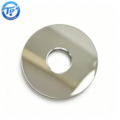 China Custom Ring Shaped Acrylic Mirror Tiles Self Adhesive Round Washer Mirror for Hand Fan Handle DIY Crafts for sale