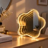 China Custom Semi-transparent Acrylic Two Way Mirror, Irregular Acrylic Half Mirror Panel for DIY Ornaments for sale