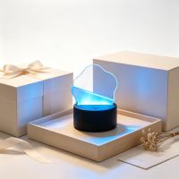 China Decorative Acrylic Night Lamp, Personalized Engraved Acrylic LED Light for Home Ornament for sale