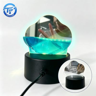 China Decorative Acrylic Night Lamp, Personalized Engraved Acrylic LED Light for Home Ornament for sale