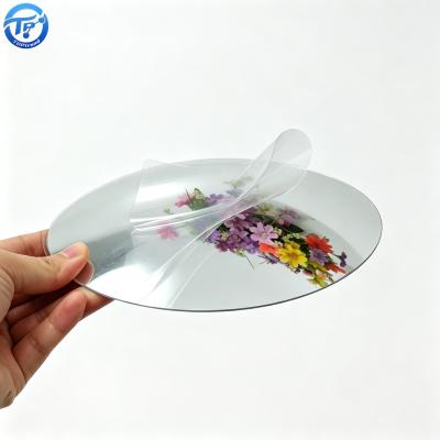 China Custom 20cm Frameless Acrylic Convex Mirror Shatterproof Wide Angle Security Mirror for Garage & Warehouse for sale