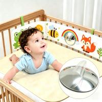 China Custom 8cm Frameless Acrylic Convex Mirror Shatterproof Baby Sensory Toy Parts DIY Busy Board Distortion Mirror for sale