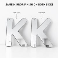 China Wholesale Custom Acrylic Letter Mirror 2.65mm Double Sided Die Cut Alphabet Letters DIY Wall Decor Kids Room Nursery Sign for sale