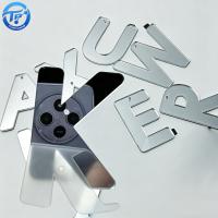 China Wholesale Custom Acrylic Letter Mirror 2.65mm Double Sided Die Cut Alphabet Letters DIY Wall Decor Kids Room Nursery Sign for sale