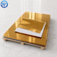 China 0.4mm Ultra Thin Gold PET Mirror Sheet Flexible Self Adhesive Peel and Stick Wall Mirror Roll for Home Wall Renovation for sale
