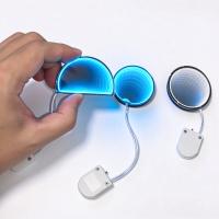 China Mini Embeddable Infinity Mirror Light, Small 3D Abyss Tunnel LED Lamp For DIY Inlay Decoration for sale