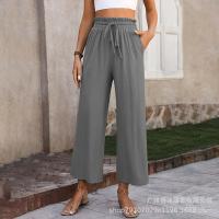 China 20 to 30 working days production time mid rise waist slim straight fit pants crafted for corporate uniforms and professional wear for sale