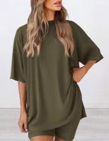 China Lightweight comfortable Ladies Casual T-shirts made from soft breathable fabric suitable for daily and retail distribution for sale