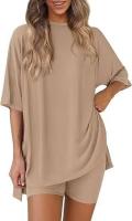 China Lightweight comfortable Ladies Casual T-shirts made from soft breathable fabric suitable for daily and retail distribution for sale