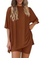 China Lightweight comfortable Ladies Casual T-shirts made from soft breathable fabric suitable for daily and retail distribution for sale