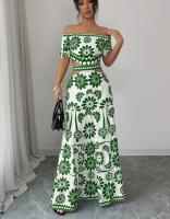 China 2026 New Arrival Women's Two-Piece Outfit with Apricot V-Neck Blouse and High-Waist Pleated Pants in Soft Breathable Fabric for sale