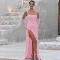 China Elegant Sexy Slit Bodycon Dress for Spring/Summer Parties and Evening Events for sale