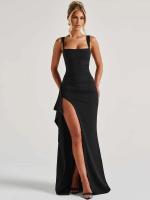 China Elegant Sexy Slit Bodycon Dress for Spring/Summer Parties and Evening Events for sale