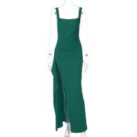China Elegant Sexy Slit Bodycon Dress for Spring/Summer Parties and Evening Events for sale