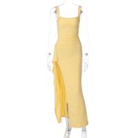 China Elegant Sexy Slit Bodycon Dress for Spring/Summer Parties and Evening Events for sale