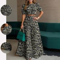 China 2026 New Spring Women's Two-Piece Outfit: Trendy European and American Style with High-Waist Wide Leg Pants in Soft Breathable Fabric for sale
