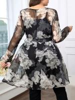 China Plus Size Blouse with Asymmetrical Hem and Lightweight Fabric for Casual Elegance for sale