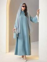 China Al Najma Elegant Arabian Dress with Handmade Floral Appliqué, Lightweight Wrinkle-Resistant Fabric, and Hidden Side Zipper for sale