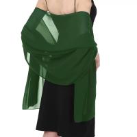 China Women's Lightweight Chiffon Beach Cover-Up with Elegant Off-Shoulder Wrap Design for Versatile Wear for sale