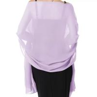 China Women's Lightweight Chiffon Beach Cover-Up with Elegant Off-Shoulder Wrap Design for Versatile Wear for sale