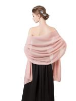China Women's Lightweight Chiffon Beach Cover-Up with Elegant Off-Shoulder Wrap Design for Versatile Wear for sale