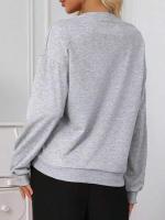 China New York Letter Retro Distressed Pattern Printed Sweatshirt for sale