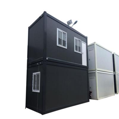 China Black & White Miniature Office in Backyard Garden pod Customized Home Office Shed Office POD prefab house for sale