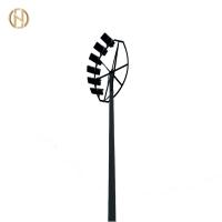 China Lifting System Hot Dip Galvanized Steel 30m High Mast Poles for sale