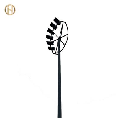 China Lifting System Hot Dip Galvanized Steel 30m High Mast Poles for sale