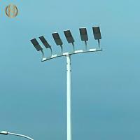 China 30m High Mast Pole With Lifting System And Hot Dip Galvanized Steel For Stadium Lighting And 50000 Hours Lifetime for sale
