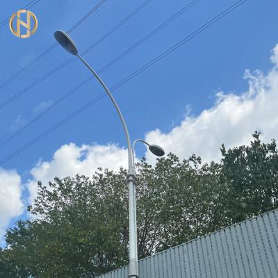 China 3m 6m 8m 12m Customized Hot Dip Galvanized Octagonal Solar Road Light Pole Design for sale