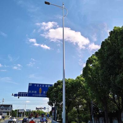 China Conical / Polygonal / Round Street Light Pole with Hot Dip Galvanization for sale