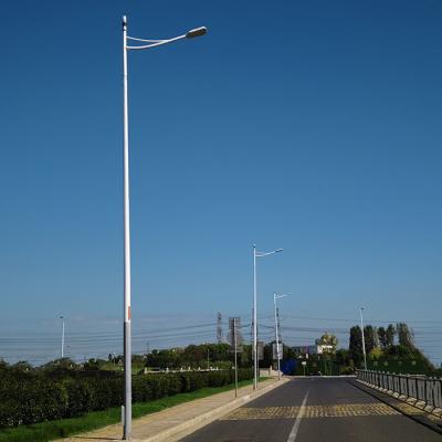 China Customizable Design Solar Street Light Pole Hot Dip Galvanized Steel For Outdoor Lighting Needs for sale