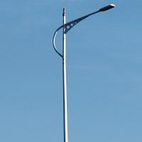 China Hot Dip Galvanized Steel Street Light Pole For Customizable Outdoor Lighting Solutions In Conical/Polygonal/Round Shape for sale