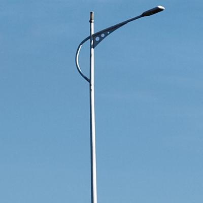 China Hot Dip Galvanized Steel Street Light Pole For Customizable Outdoor Lighting Solutions In Conical/Polygonal/Round Shape for sale